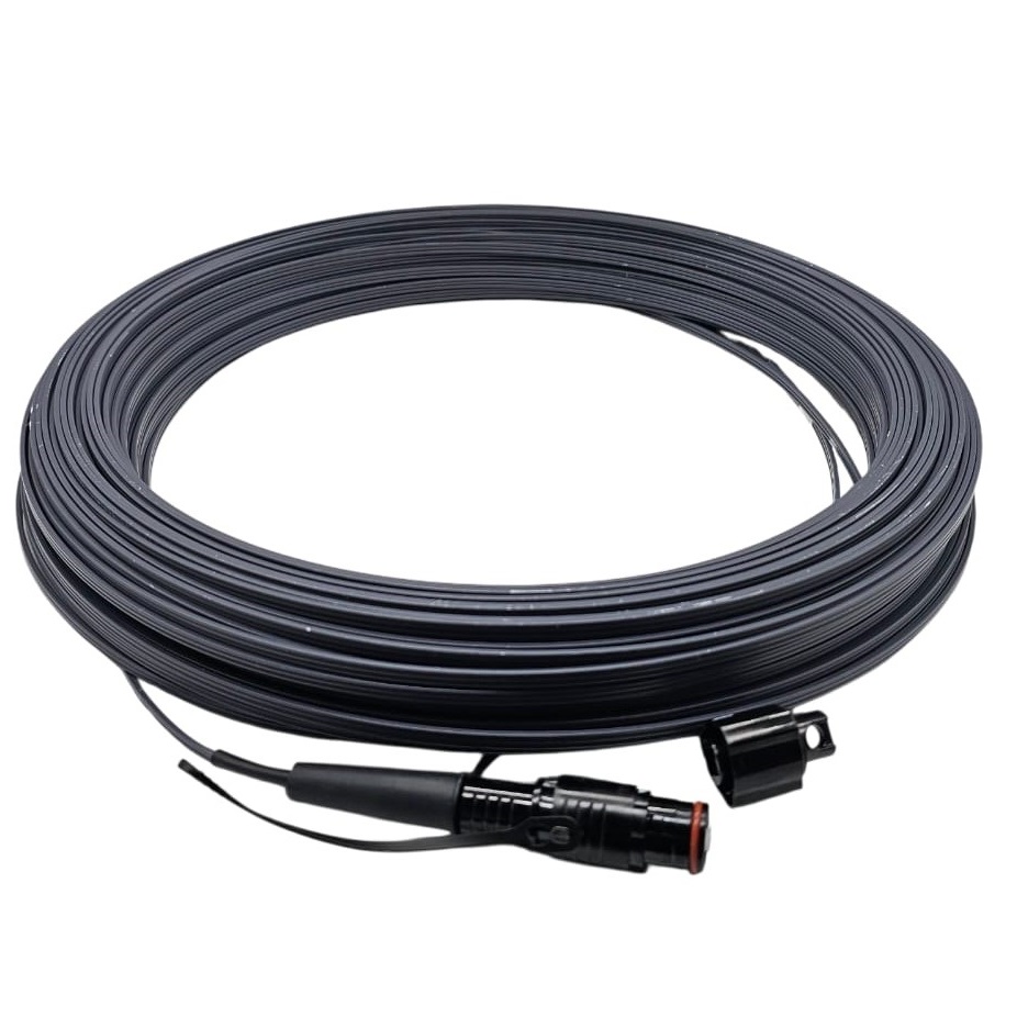YOFC CABLE DROP PLANO FIG. 8 1F0 LSZH CONECTOR QUICKLINK HC 150 METROS ...